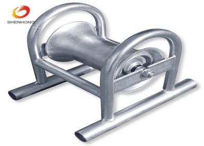 China Cable Laying Equipment Straight Cable Pulling Roller With Nylon Wheel for sale