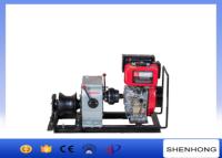 China 3 Ton Air Cooled Diesel Cable Winch With Shaft Driven Low Noise for sale