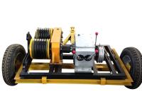 China Safe And Reliable Gas Engine Powered Winch With Trailer Can Match Honda for sale