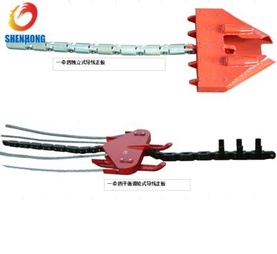 China ISO Overhead Line Construction Tools Four bundled conductors Rated load 130KN Poising sheave for sale
