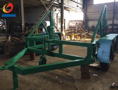 China Cable Transportation Tools 8 Ton Cable Carriage Vehicle Cable Drum Trailer / Reel Trailer for sale