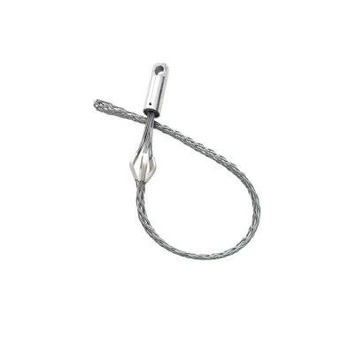 China Galvanized Rotation Mesh Cable Pulling Grip 37-50mm With Breaking Load 35KN for sale