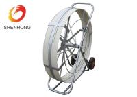 China Plastic Layer Fiberglass Snake Rodder Fiber Snake Duct Rodder With Wheels for sale