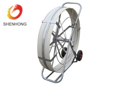 China Plastic Layer Fiberglass Snake Rodder Fiber Snake Duct Rodder With Wheels for sale