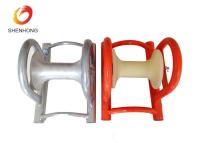 China Straight Line Electrical Cable Pulling Rollers With Aluminum Wheel for sale