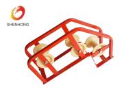 China Edge Mount Manhole Lead In Cable Roller Guide Roller Trench Roller for sale