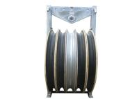 China Bundled Conductor Stringing Block Cable Pulling Pulley For Overhead Line Transmission Model 508 for sale