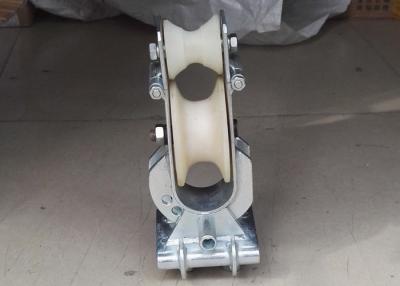 China Skyward Three Purpose Stringing Cable Pulley Block / Locking Rope Pulley 20 KN Capacity for sale