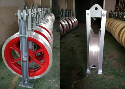 China 2 Ton Capacity Locking Rope Pulley , Wire Pulling Pulley With Aluminum Sheave for sale