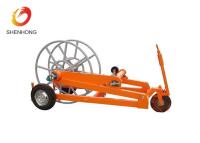China TakeUp Reel And Carriage Auto Rewind Hose Reel Work With Hydraulic Puller Tensioner For Winding for sale