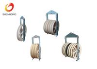 China Overhead Transmission Line Wire Rope Pulleys 822mm Large Diameter Stringing Block for sale