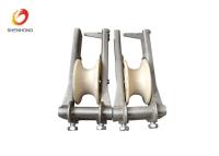 China Alternative Conductor Stringing Blocks Aluminum Nylon Crossarm Mounted 1.6kg - 3.2kg for sale