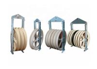 China 660mm Cable Pulling Pulley Wheels Sheaves Bundled Line Stringing Block for sale