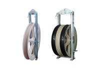 China Customized Cable Pulling Pulley Block Nylon Sheave Pulley 1-3 Sheave 1160mm Diameter for sale