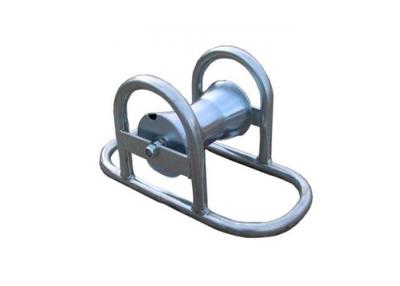 China 10KN Narrow Cable Trench Straight Cable Guides Rollers for sale
