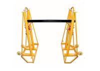 China 5 6 8 10 12T Steel Frame Hydraulic Cable Drum Lifting Jack for sale