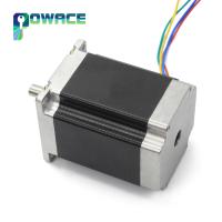 China 8mm Single Daul Shaft Nema23 Stepper Motor 76mm 3A 23HS8430 For CNC Router for sale