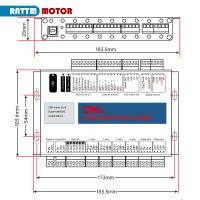 China Original XHC CNC Mach3 USB Motion Control Card 3axis 4axis 6axis Breakout Board for sale
