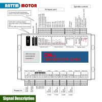 China Original XHC CNC Mach3 USB Motion Control Card 3axis 4axis 6axis Breakout Board for sale