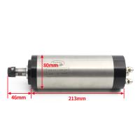 China 1.5KW Water Cooled CNC Spindle Motor ER16 with HY VFD Inverter 80mm Spindle Clamp for sale
