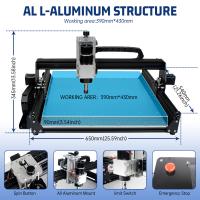 China 3 Axis 4540 CNC Engraving Machine With Aluminum Table , 500W Spindle for sale