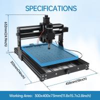 China 4030 Pro CNC Engraving Machine DIY 2 In 1 3 Axis GRBL Wood Metal Laser Milling for sale