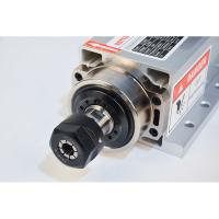 China ER20 Air Cooled CNC Spindle Motor 2.2kw 4 Pcs Bearings Square With Flange for sale