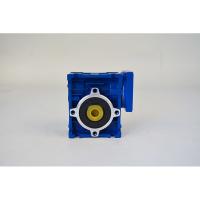 China NMRV075 Gear Worm Reducer For Nema 42 / 52 Servo Stepper Motor Output 28mm for sale