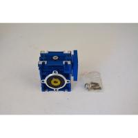China NMRV075 Gear Worm Reducer For Nema 42 / 52 Servo Stepper Motor Output 28mm for sale