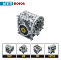 China Round Flange NMRV050 Worm Gear Reducer Gearbox 80B5 80B14 71B5 71B14 63B5 for sale