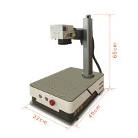 China Raycus Max JPT Fiber Laser Marker 20W-100W Stainless Steel Metal Jewelry Engraver for sale