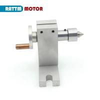 China 4th A Rotary Axis CNC Lathe Tailstock K11-65mm K12-65mm With 3 4 Jaws Chuck for sale