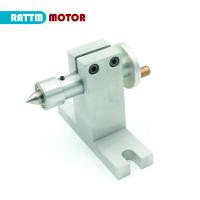 China 4th A Rotary Axis CNC Lathe Tailstock K11-65mm K12-65mm With 3 4 Jaws Chuck for sale