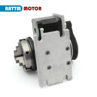 China 4th A Rotary Axis CNC Lathe Tailstock K11-65mm K12-65mm With 3 4 Jaws Chuck for sale