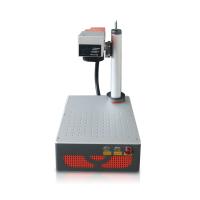 China Mini Optical Fiber Laser Marking Machine For Plastic Metal Engraving 20W 30W for sale