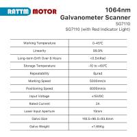 China 1064nm Laser Marking systems Galvo Scanner Head SG7110 SG7110R With Red Pointer for sale