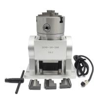 China Laser Marking CNC Rotary Indexing Dividing Head With Nema 34 Stepper Motor for sale