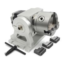China Laser Marking CNC Rotary Indexing Dividing Head With Nema 34 Stepper Motor for sale
