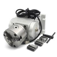 China Laser Marking CNC Rotary Indexing Dividing Head With Nema 34 Stepper Motor for sale