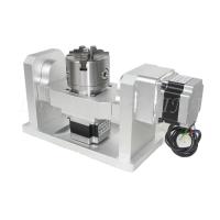 China CNC Rotary 4th A Axis C Axis Dividing Index Head Harmonic Gearbox With Chuck for sale