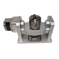China CNC Rotary 4th A Axis C Axis Dividing Index Head Harmonic Gearbox With Chuck for sale