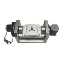 China CNC Router 4th 5th A Axis Rotary Table Dividing Head Nema 23 Stepper Motor for sale