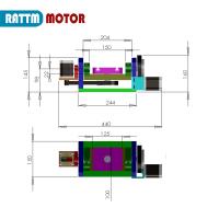 China CNC Router 4th 5th A Axis Rotary Table Dividing Head Nema 23 Stepper Motor for sale