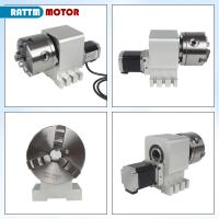 China Dividing Head Reduction Gearbox 10:1 CNC Rotary Axis Kit 4th With 3 4 Jaws Chuck for sale
