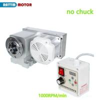 China 4th CNC Rotary Axis Tailstock 100mm Dividing Index Head Servo Motor Controller for sale
