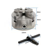 China 4 Jaws Manual Self Centering Lathe Chuck K12-125mm for sale