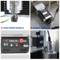 China 4 Axis USB MACH3 6040 CNC Router Milling Machine Square Guide Rail Version 2.2KW for sale