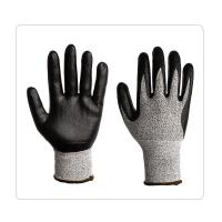 China HPPE Knit High Dexterity Cut Resistant Safety Gloves For Transportation And Construction for sale