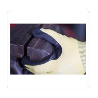 China Cut And Oil Safety Resistant Gloves With Sandy Nitrile On Palm For Construction for sale