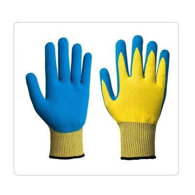 China Gardening HPPE Mechanix Cut Resistant Gloves With Blue Nitrile Dipping On Palm for sale